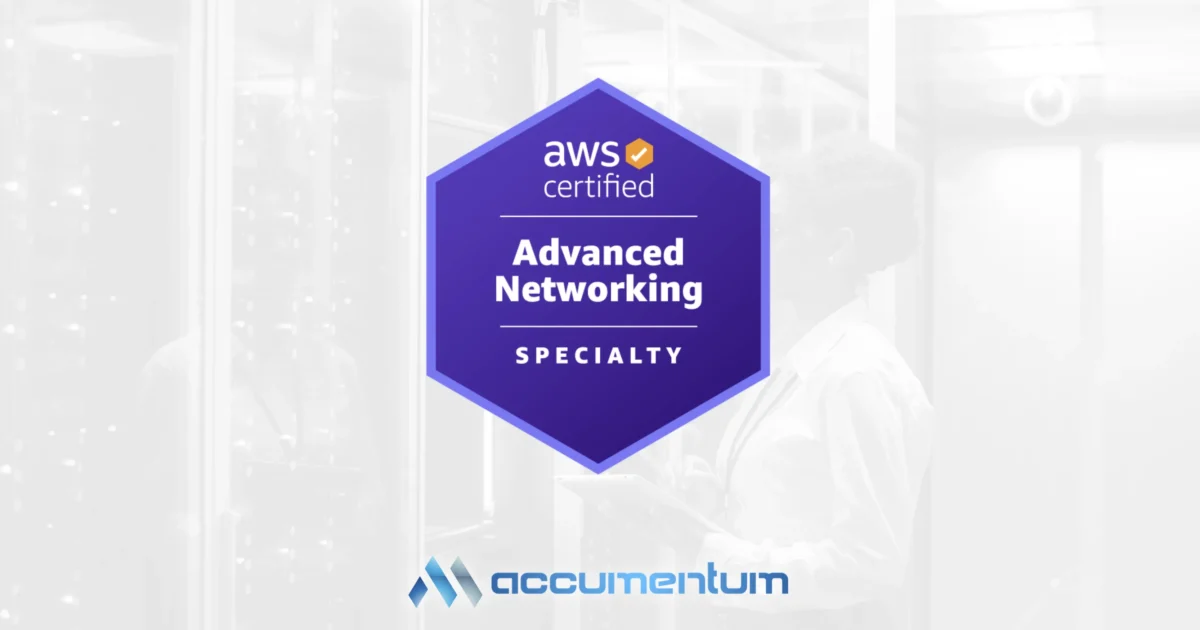 AWS Certified Advanced Networking – Specialty Certification…